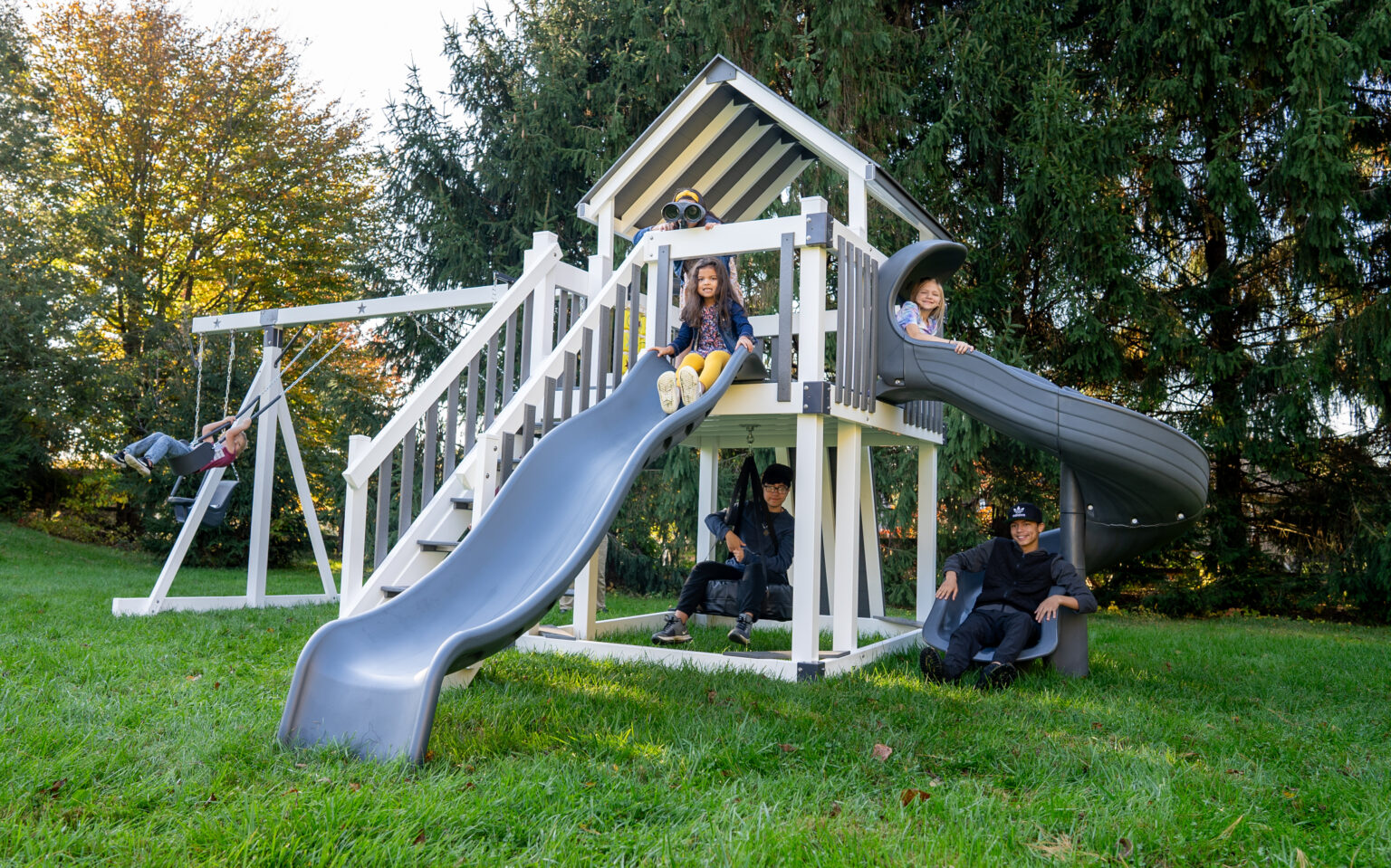 Bright Star Vinyl Playset | Swing Set Nation